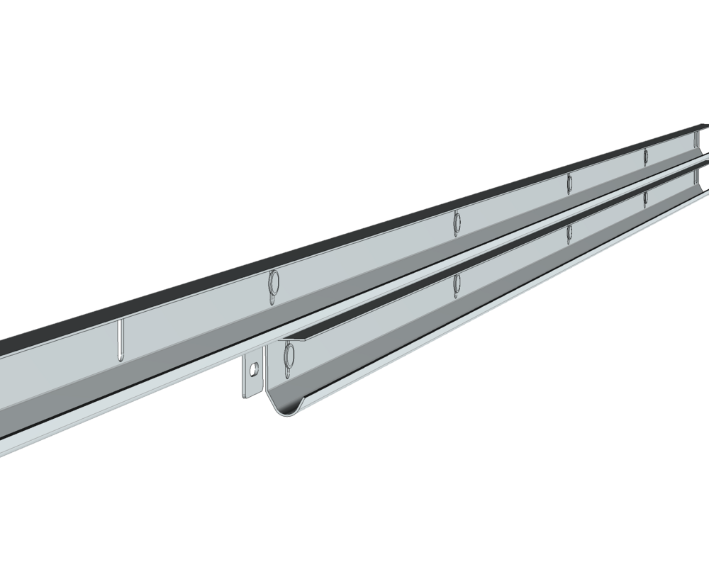Horizontal Rails Kit RE100 RT200 - 2500
